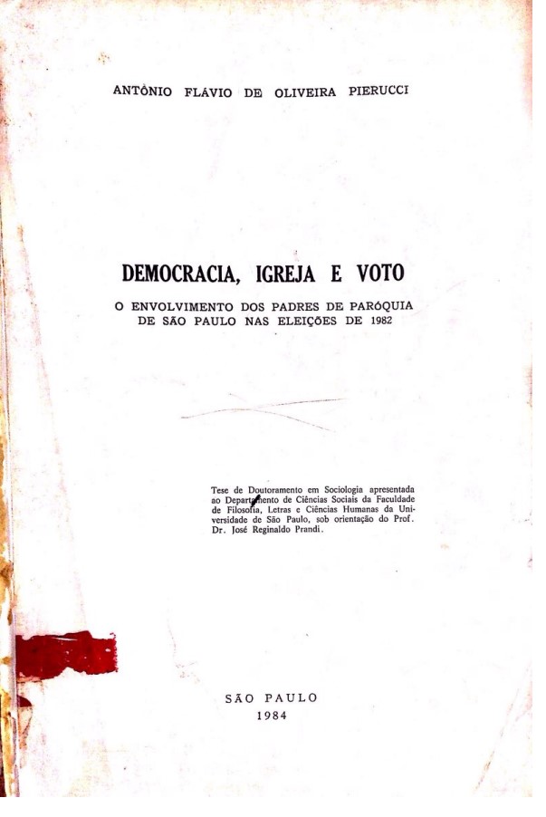 PIERUCCI, Antônio – | Diccionario Biográfico de las Izquierdas ...